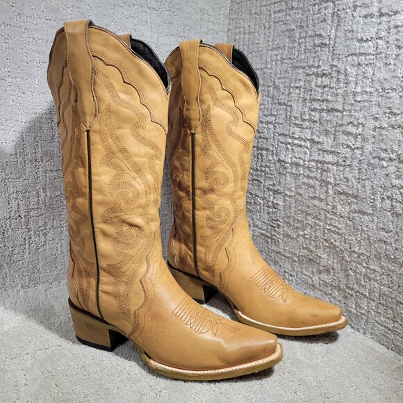 J.B. Dillon | Shoes | Jb Dillon Reserve Ponderosa Womens Size 9b Brown Leather Western Boots ...